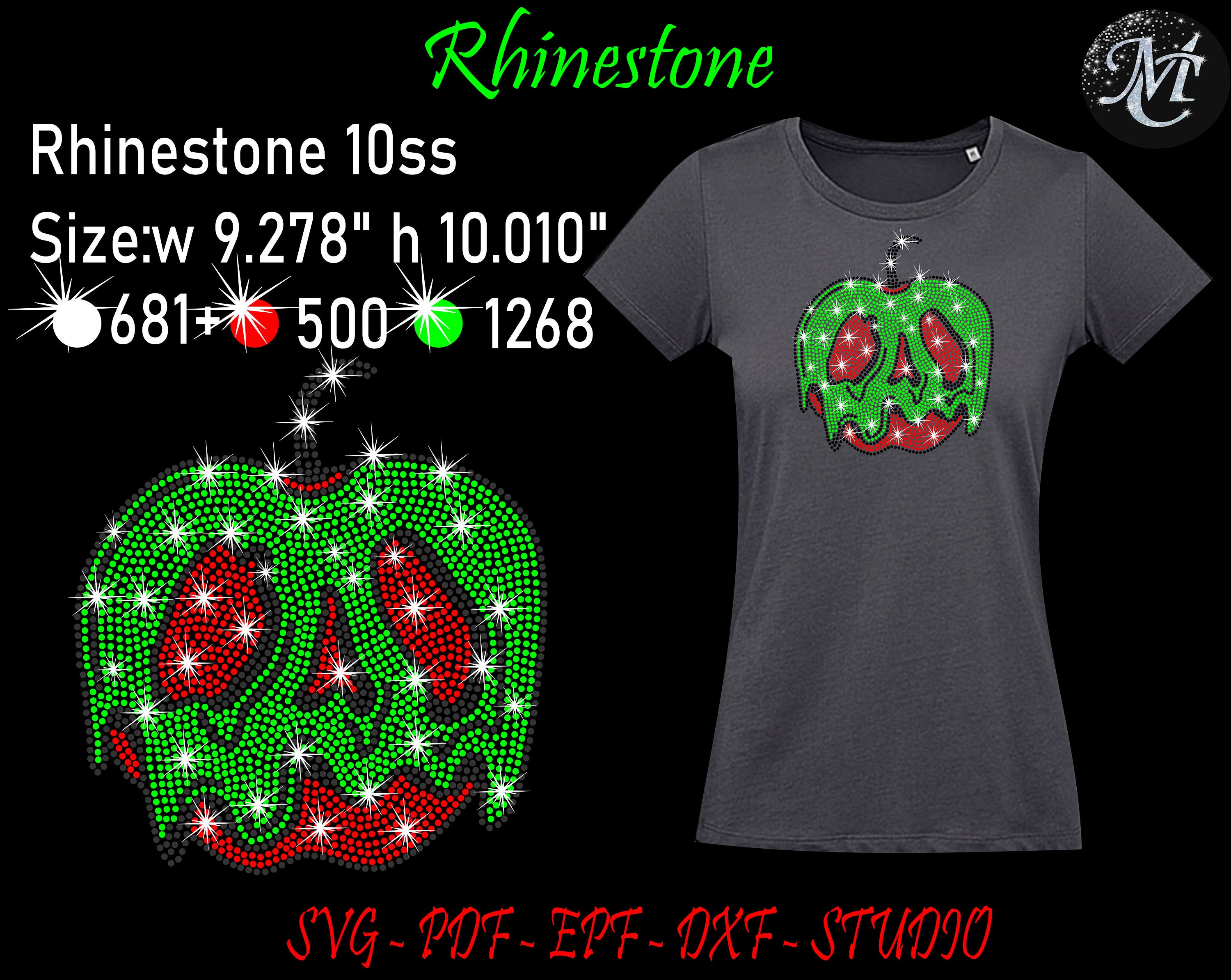 Super Bundle Rhinestone, Rhinestone Svg, Rhinestone Template, Mouse ...