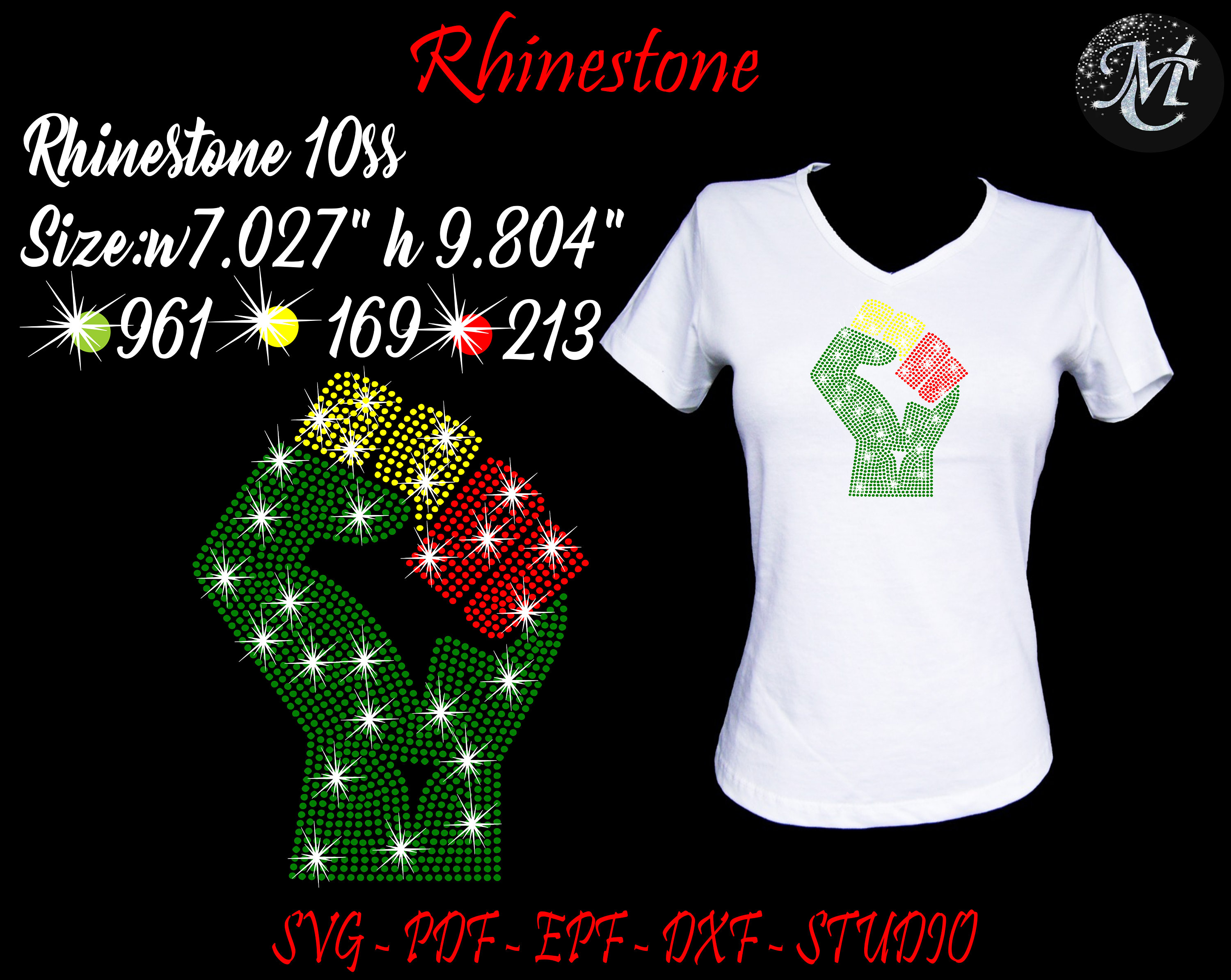 Juneteenth Rhinestone, Juneteenth Svg, Juneteenth Template, Rhinestone ...