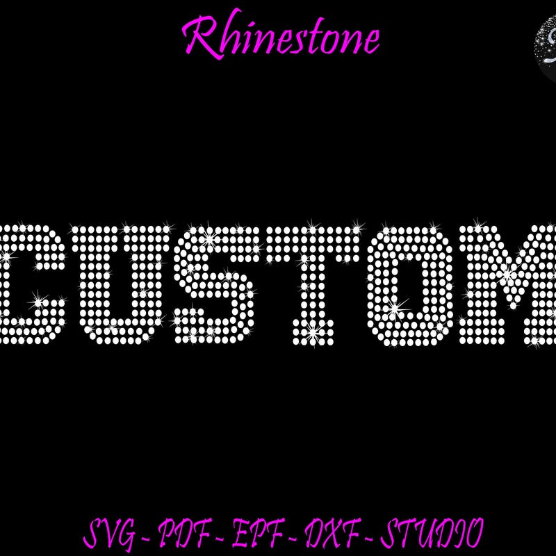Personalized Rhinestones Tshirt - Etsy
