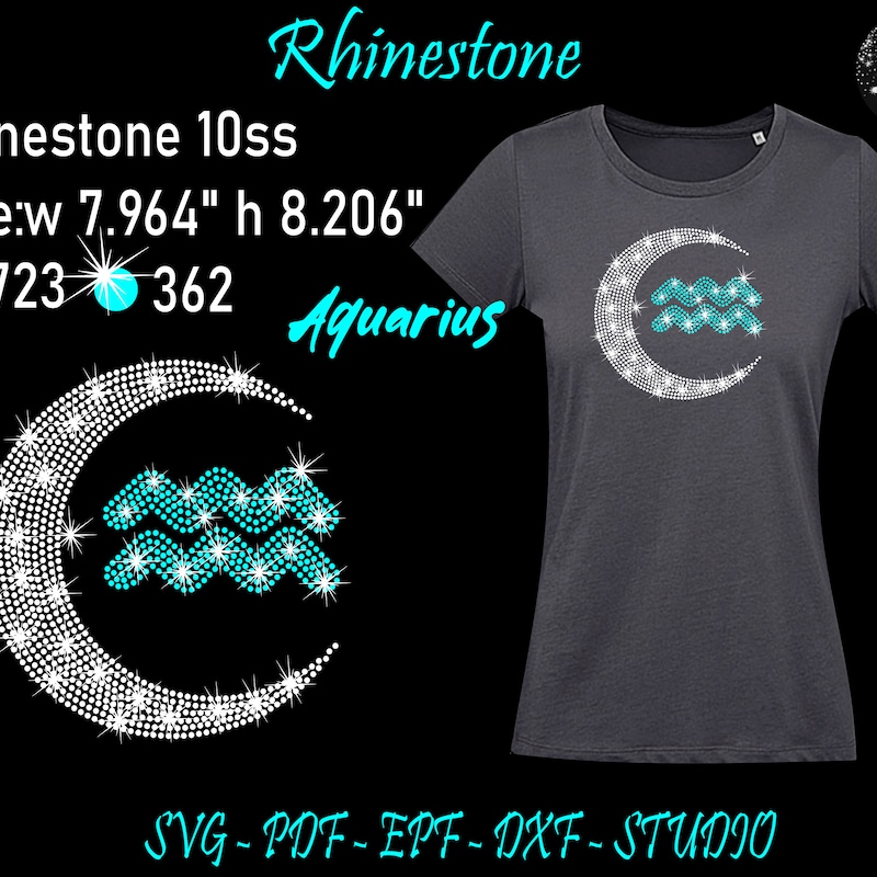 Blue Moon Aquarius - Etsy