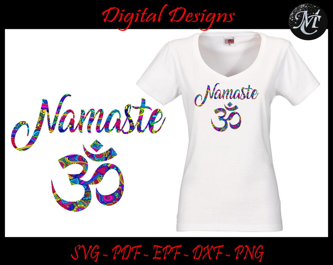 Namaste Png, Namaste Sublimation, Namaste Template, OM Symbol Png, OM ...