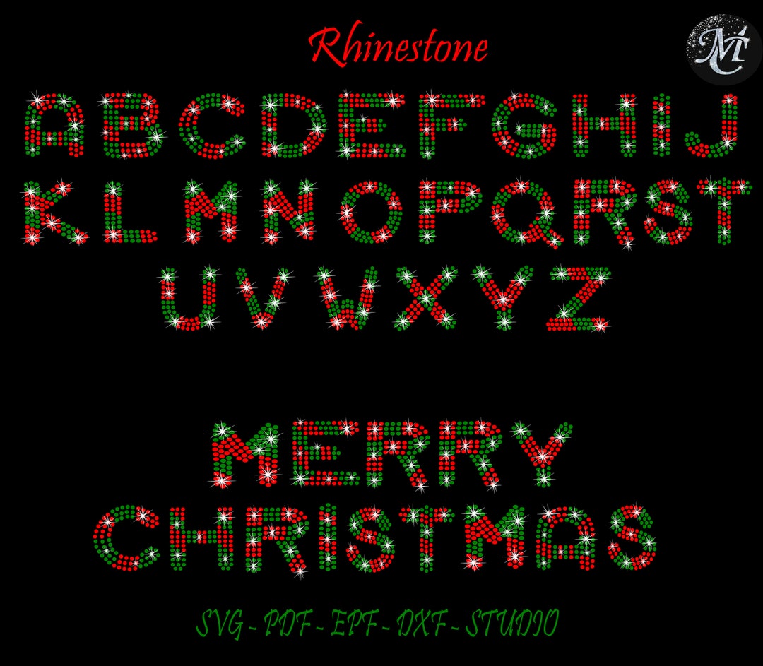 Rhinestone Alphabet, Alphabet Svg, Rhinestone Svg, Alphabet Template ...