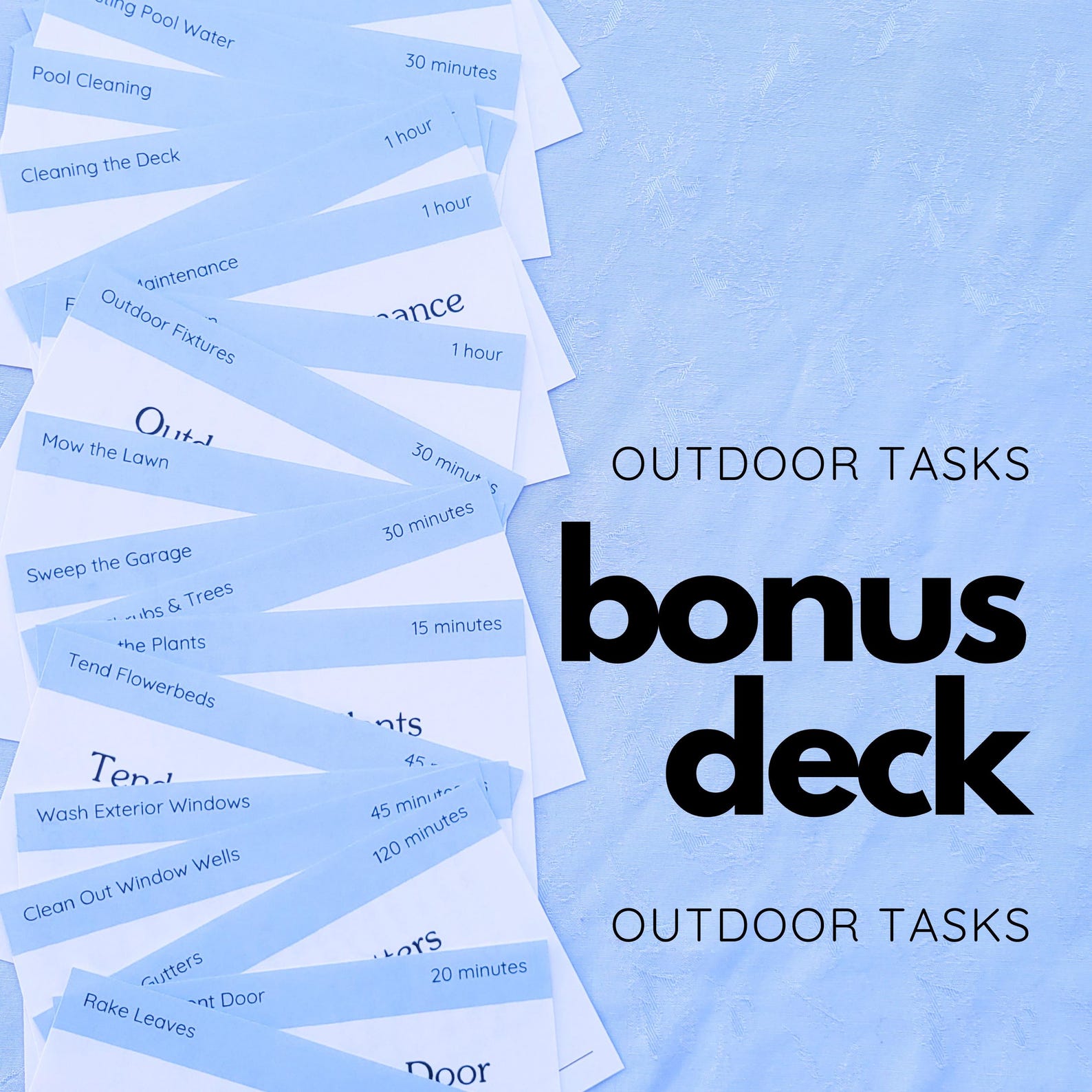 Printable Index Cards for Cleaning Tasks | 4"x6" | Editable Canva File ...