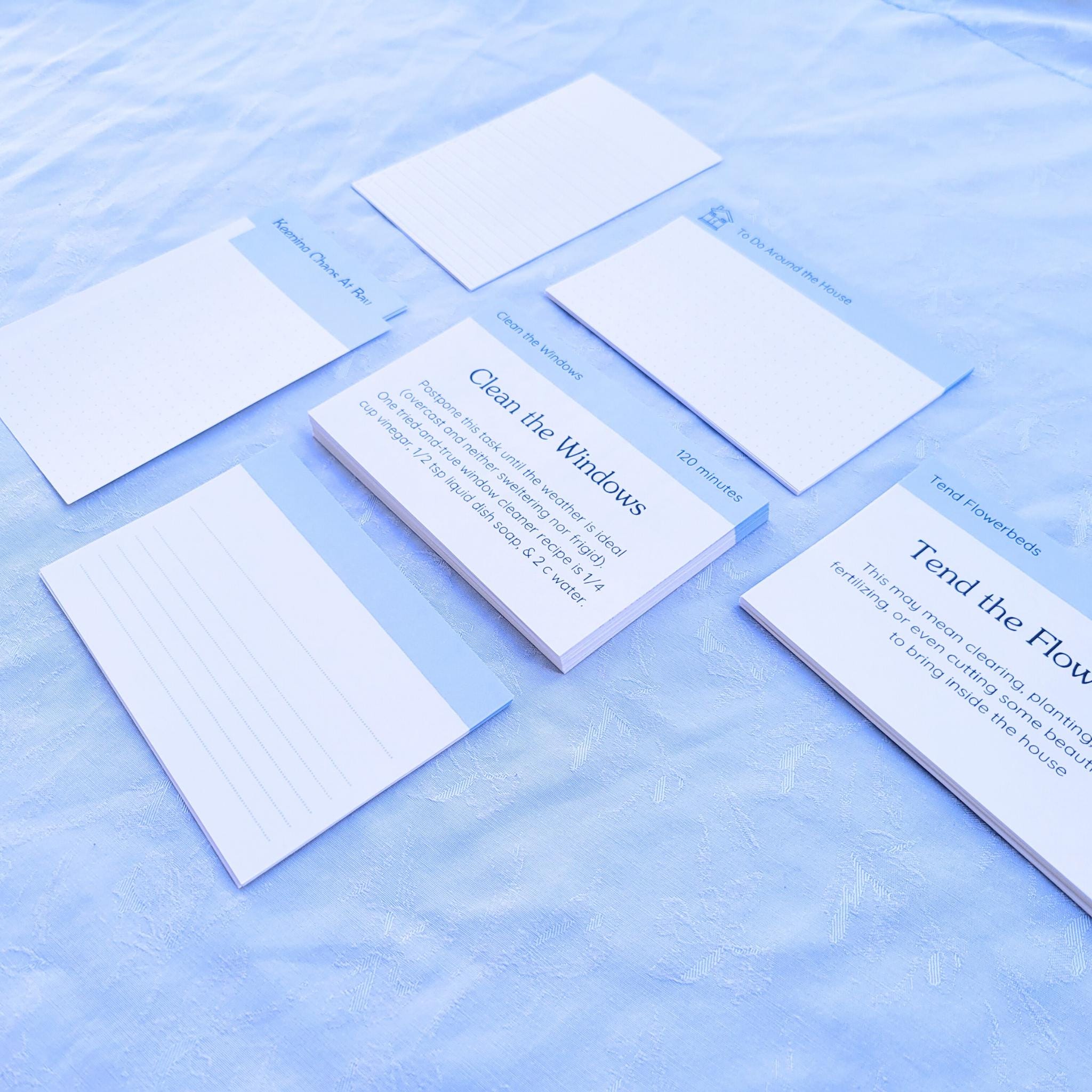 Printable Index Cards for Cleaning Tasks | 4"x6" | Editable Canva File ...