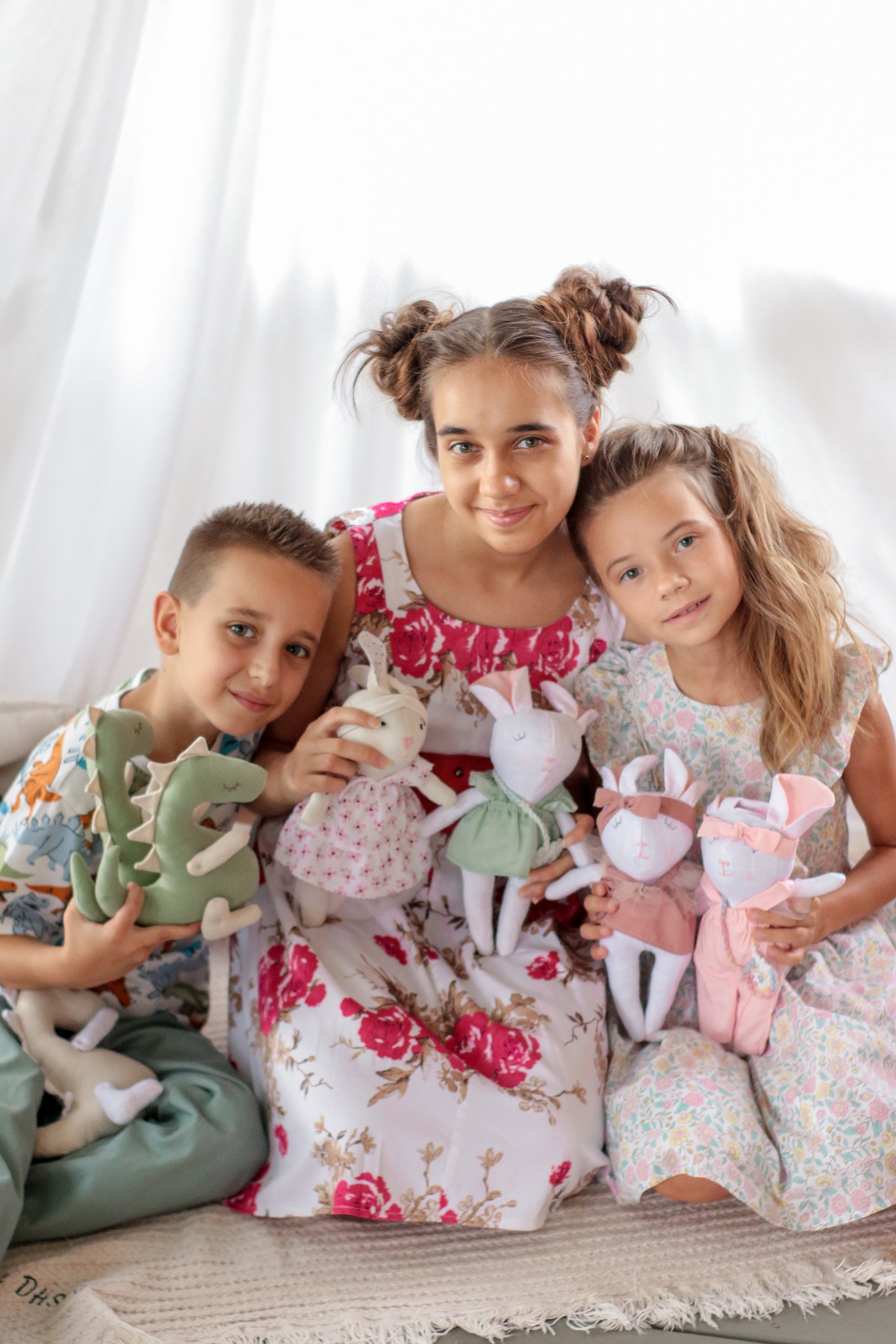 Doll for Kids/rag Doll/linen Bunny Doll/stuffed Soft Doll With Cloth ...