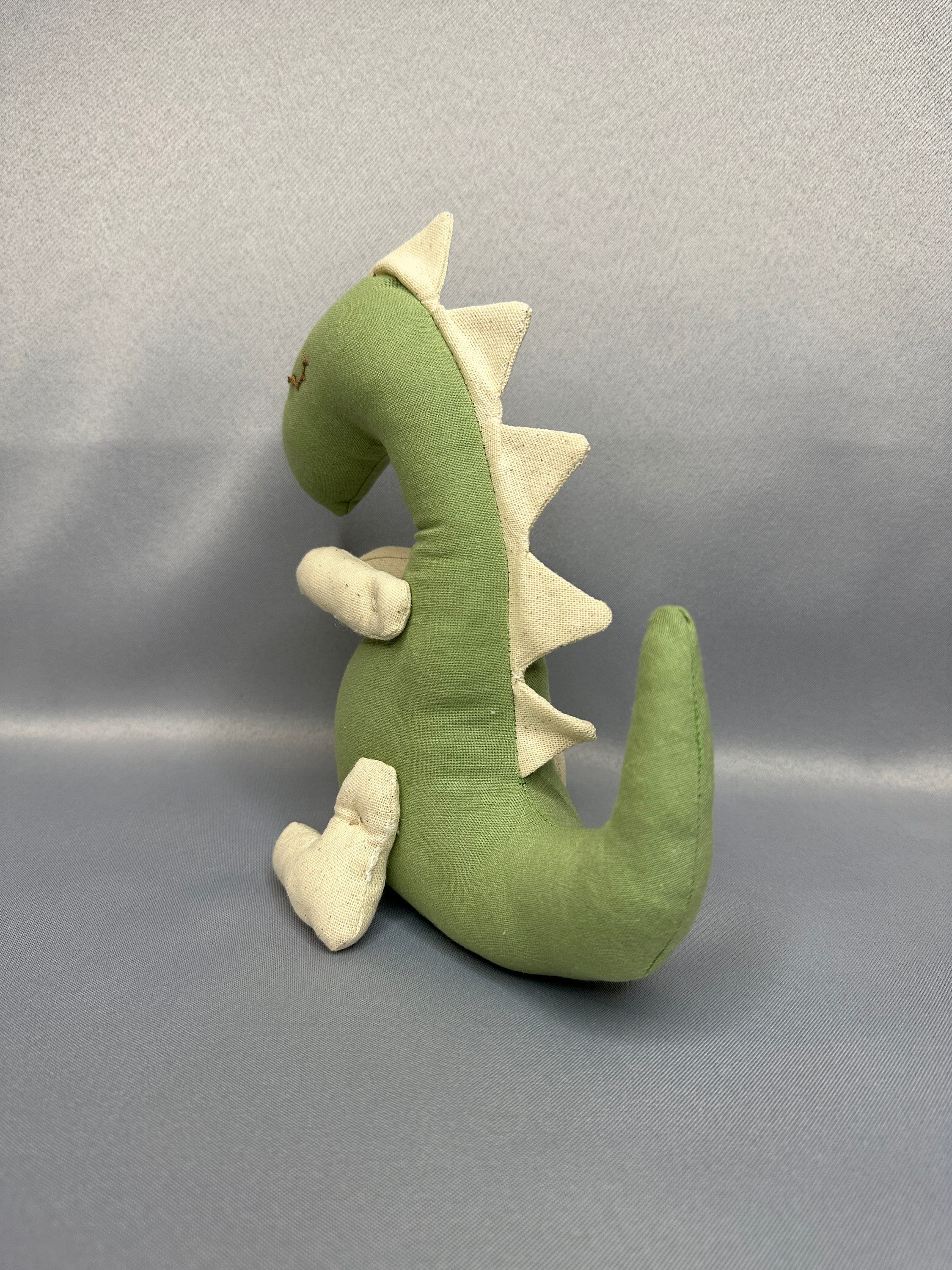 Organic Linen Dinosaur Doll With Stuffed Cloth/dinosaur Doll/birthday ...
