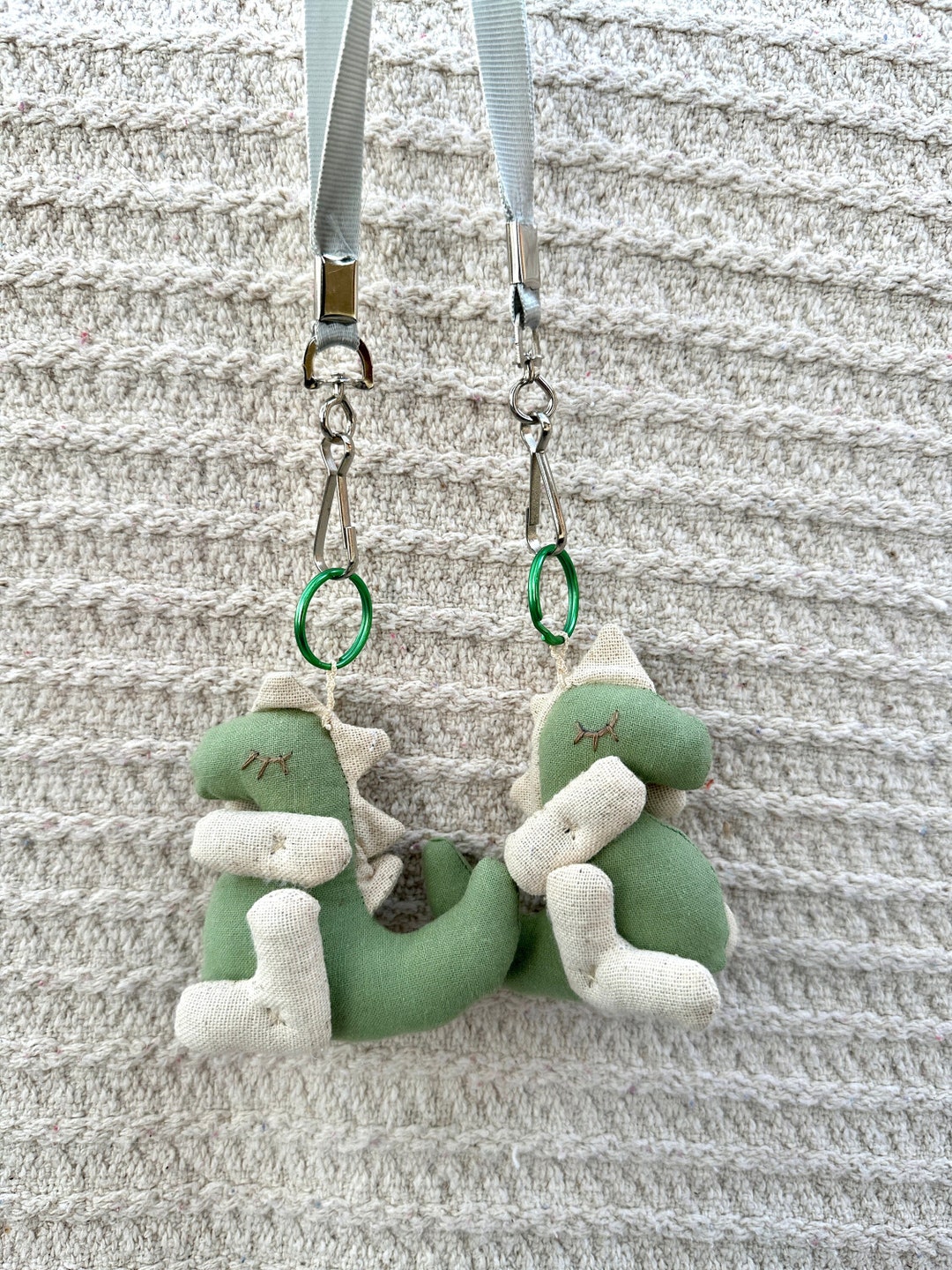 Keychain Doll/dinosaur Kiychain /linen Doll/rag Doll With Clothes ...
