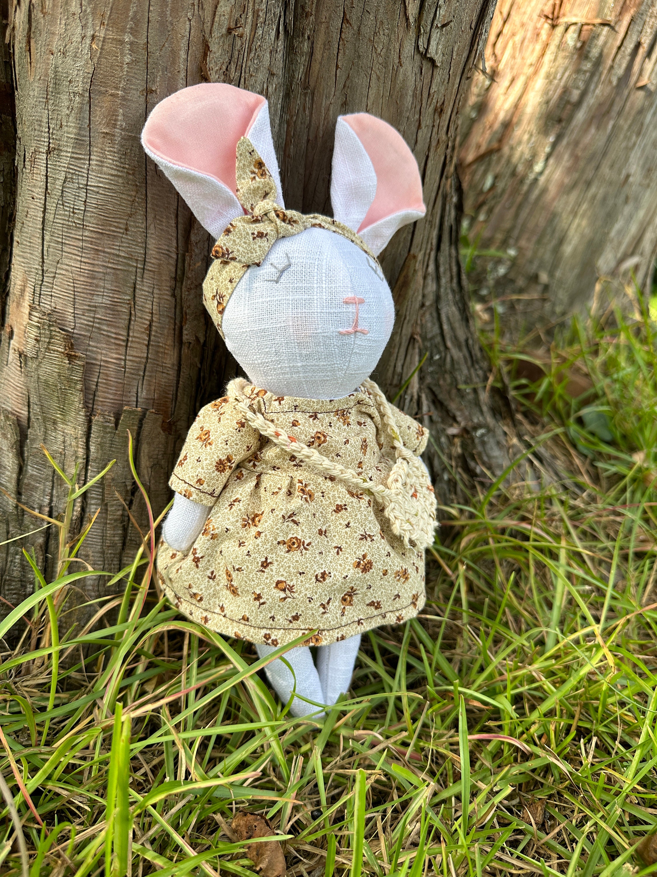 Handmade Fabric Mouse Doll/stuffed Animal/linen Mouse/gift for Baby ...