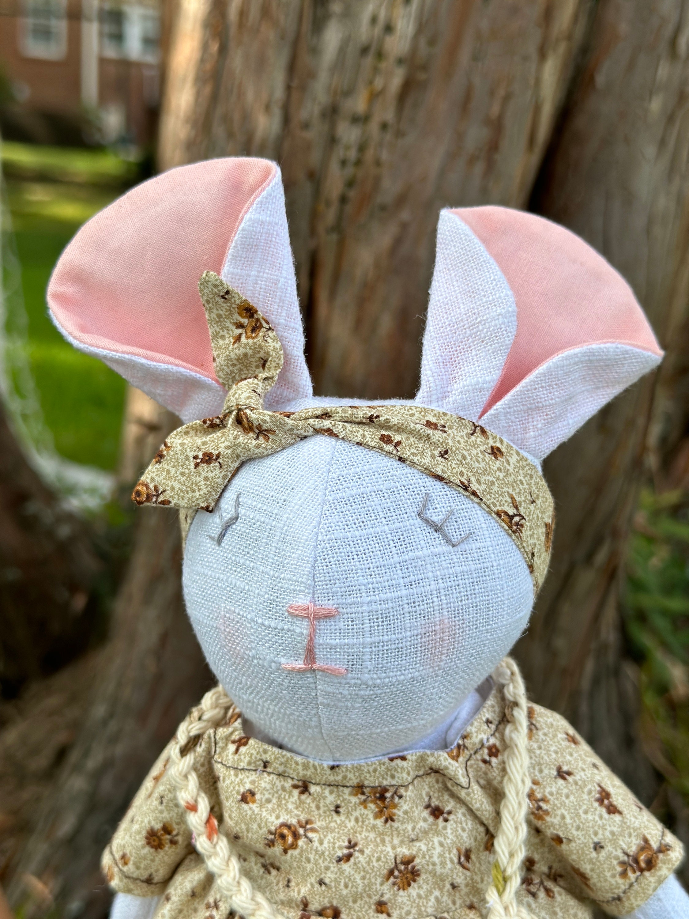 Handmade Fabric Mouse Doll/stuffed Animal/linen Mouse/gift for Baby ...