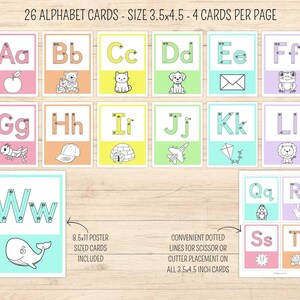 Preschool Flash Card Bundle | Alphabet Flash Cards | Numbers Flash ...