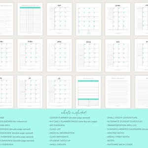 Printable Teacher Aide Planner | Teacher Assistant Planner | Undated ...