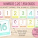 BRIGHTS Numbers 0-20 Flash Cards | Printable Flash Cards | Homeschool ...