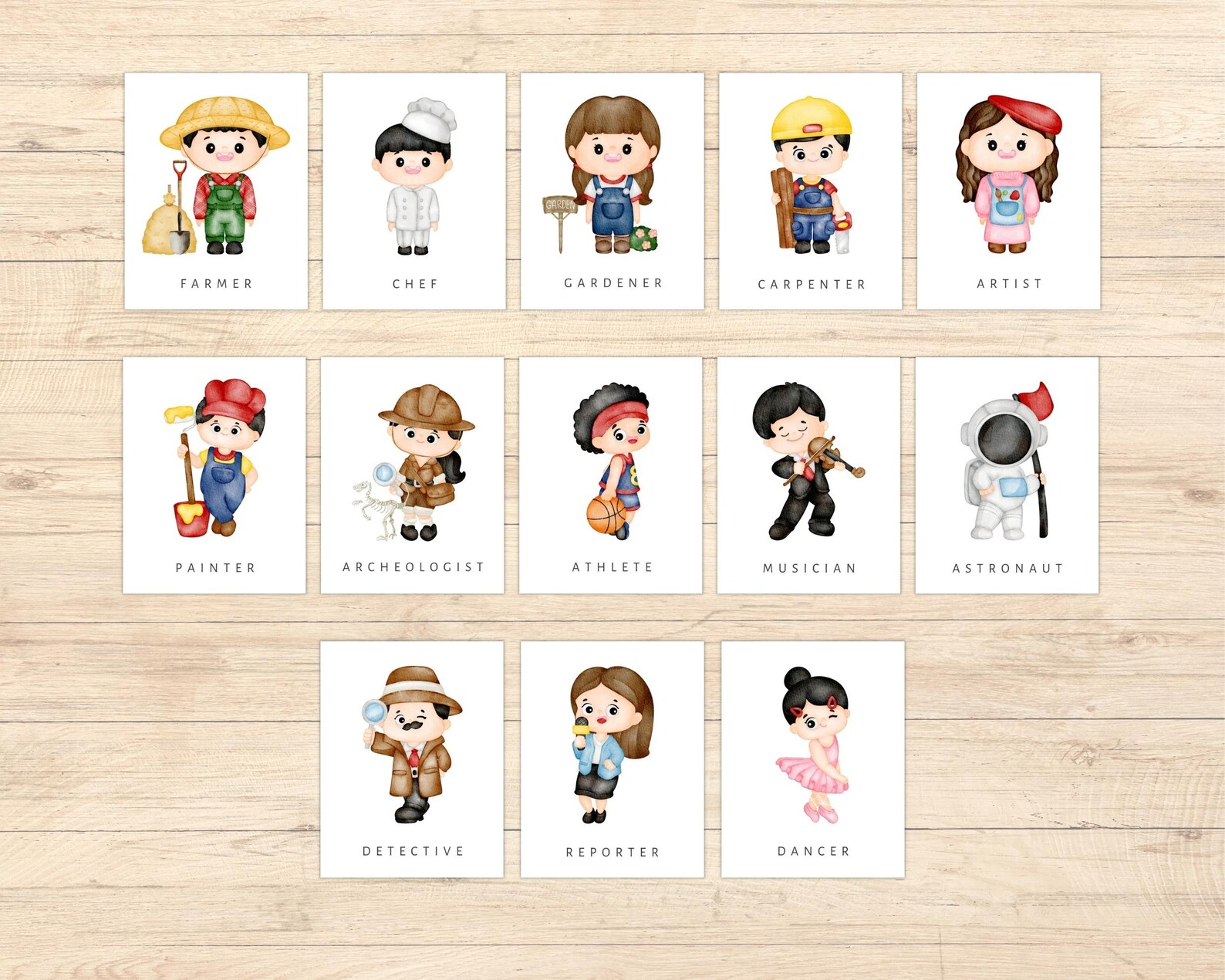 Occupations Flash Cards | Printable Flash Cards | Preschool Cards ...