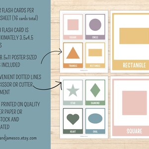 Shapes Flash Cards | Printable Flash Cards | 2D Shapes | Homeschool ...