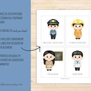Occupations Flash Cards | Printable Flash Cards | Preschool Cards ...