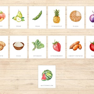 First Foods Flash Cards | Printable Flash Cards | Preschool Cards ...