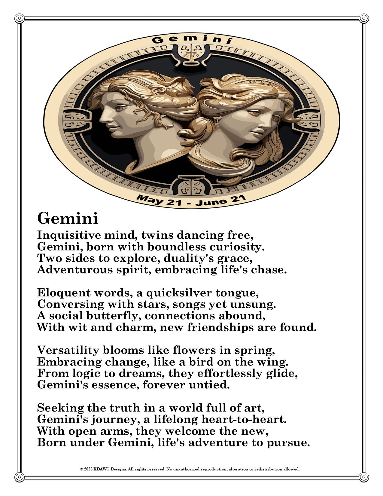 Gemini Zodiac Sign Meaning