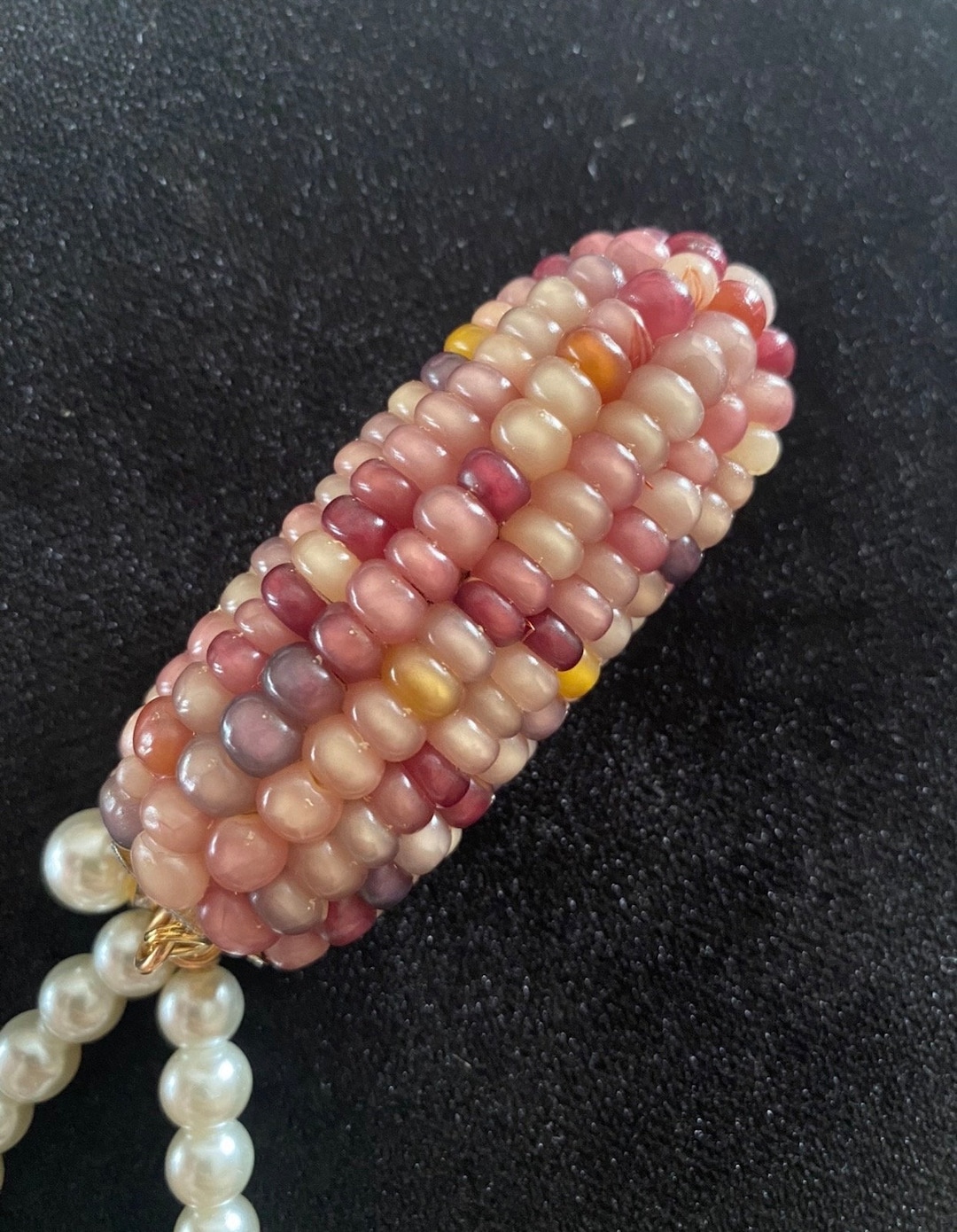 Handicrafts Glass Gem Corn for Display and Hand Stroke - Etsy