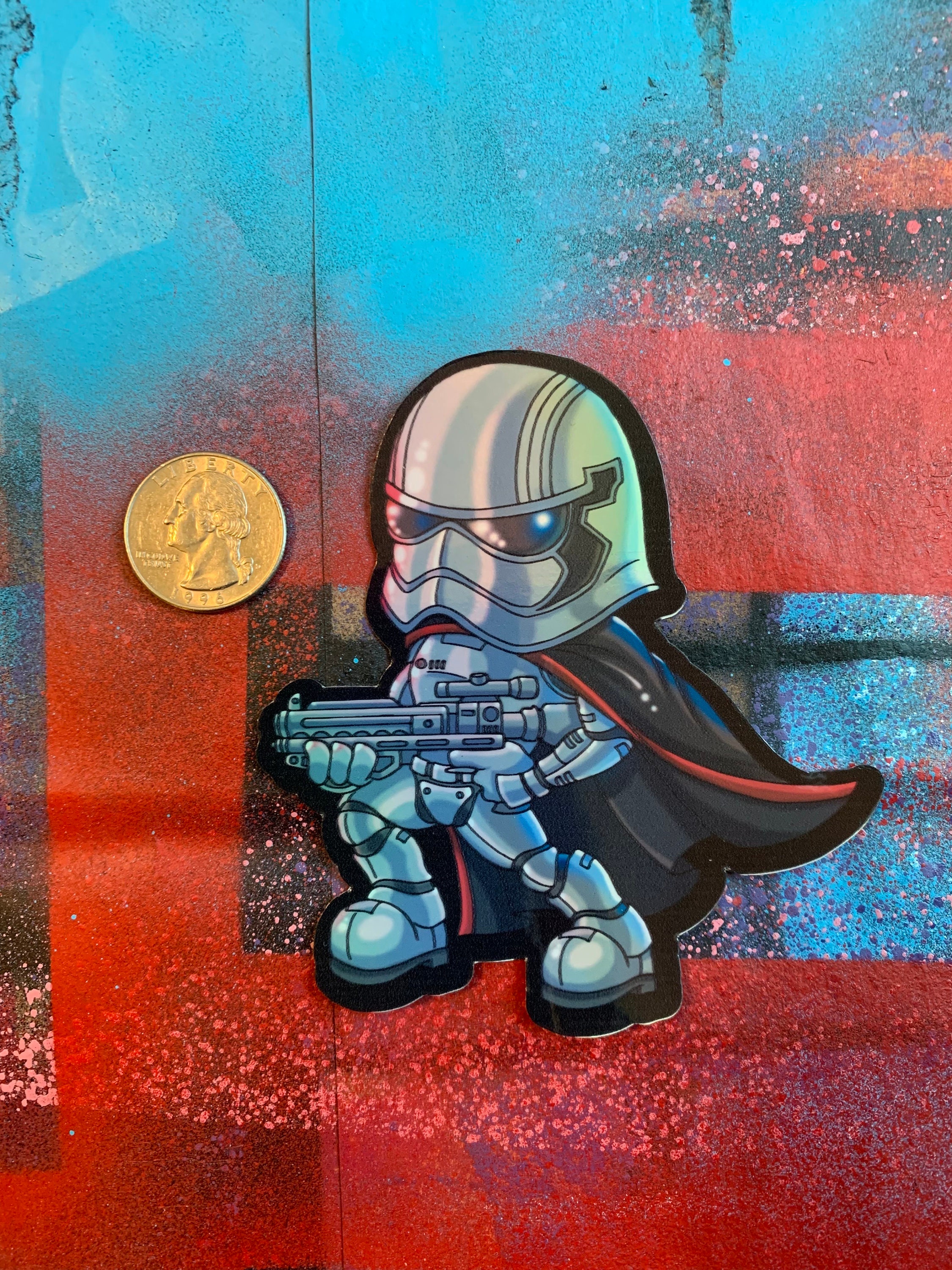 Captain Phazma Chromium Sticker - Etsy