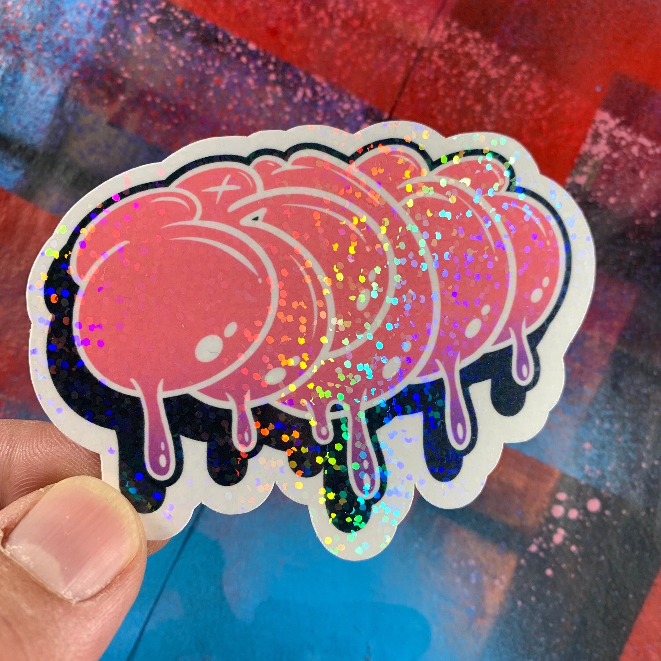 Trust Pink Sparkle Throwie Sticker - Etsy