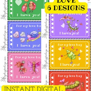 Printable Love Bug Coupons - Digital Download - Etsy