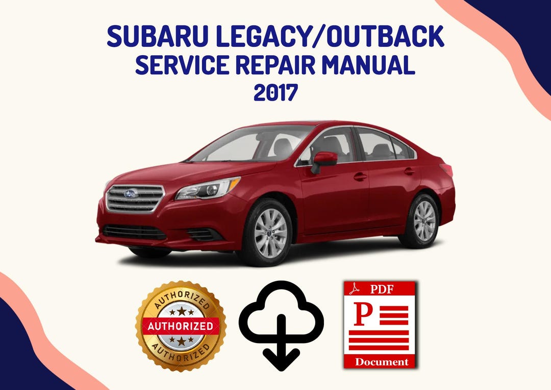 Subaru Legacy/outback 2017 Service Repair Manual - Etsy