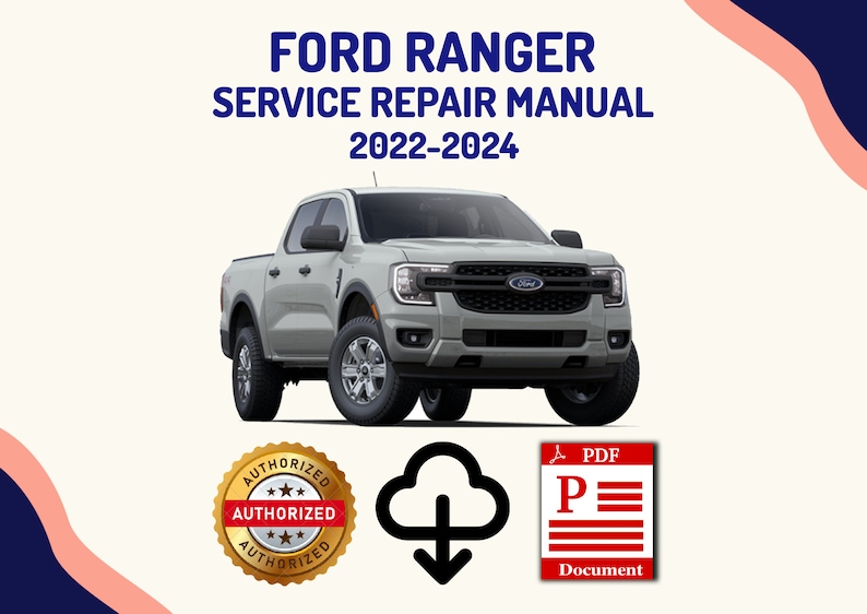 FORD RANGER 2022-2024 Service Repair Manual - Etsy