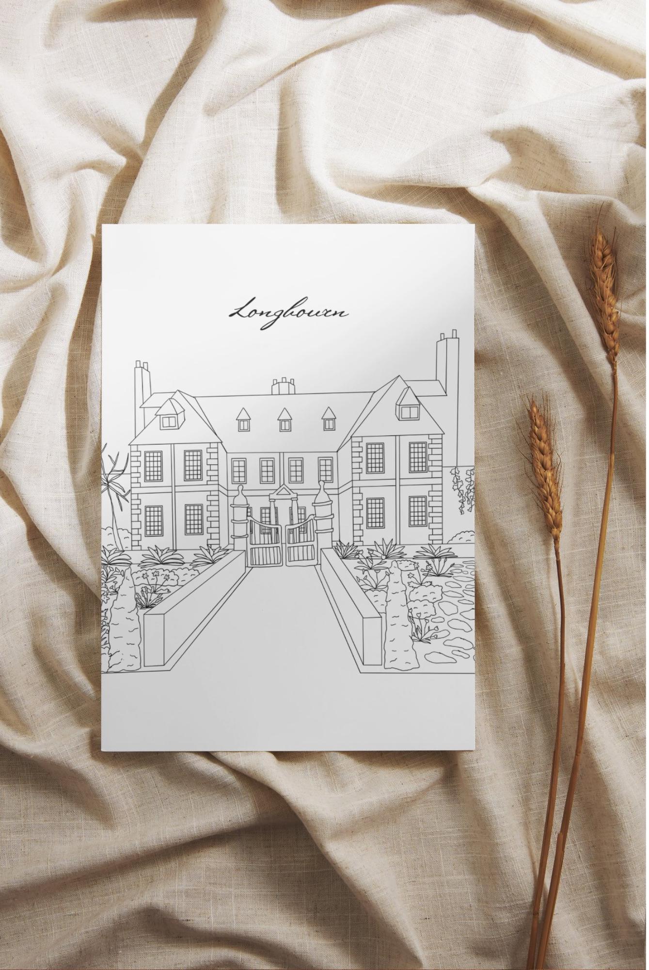 Pride and Prejudice Coloring Pages: Jane Austen Printable Scenes ...