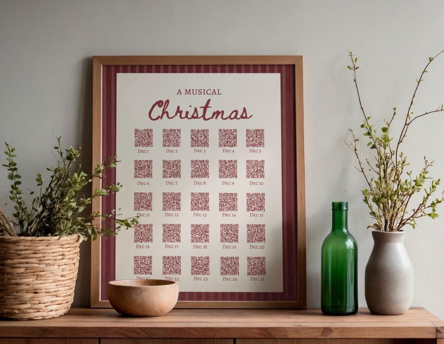 Christmas Music Advent Calendar (digital Download) - Etsy