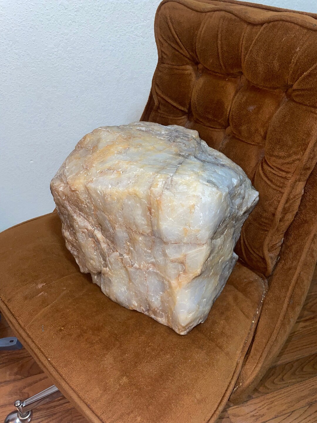 88 Lbs. XXXL White Quartz, Raw, Rough, Natural Stone, Home Décor, Extra ...