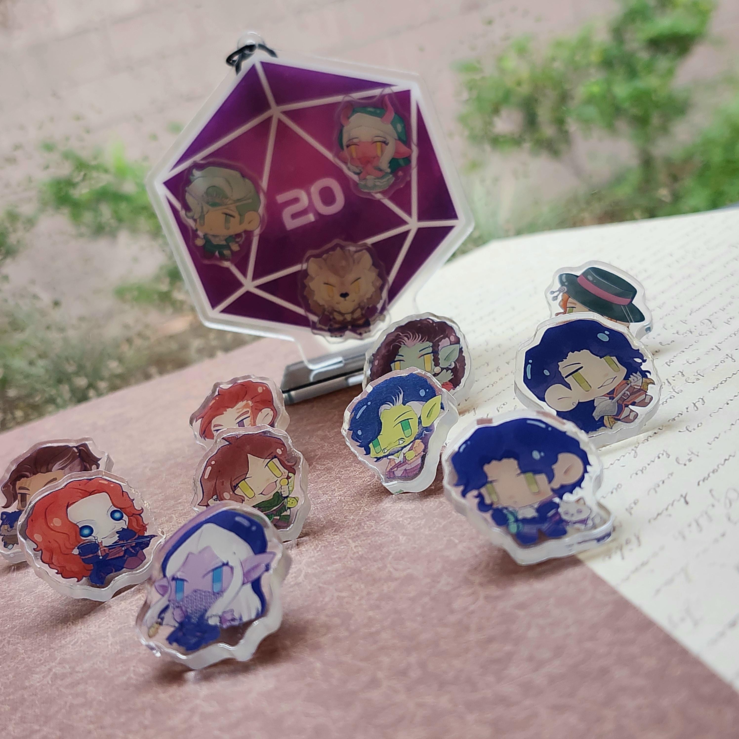 Critical Role Mighty Nein and Campaign 4 Acrylic Keychain Standee Pin ...