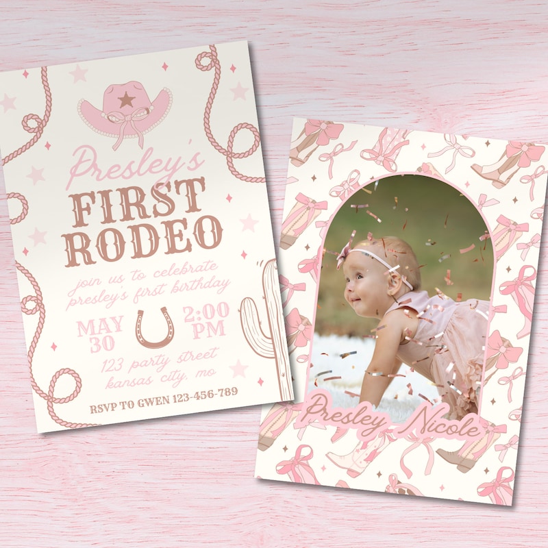 Rodeo Party Invitation - Etsy