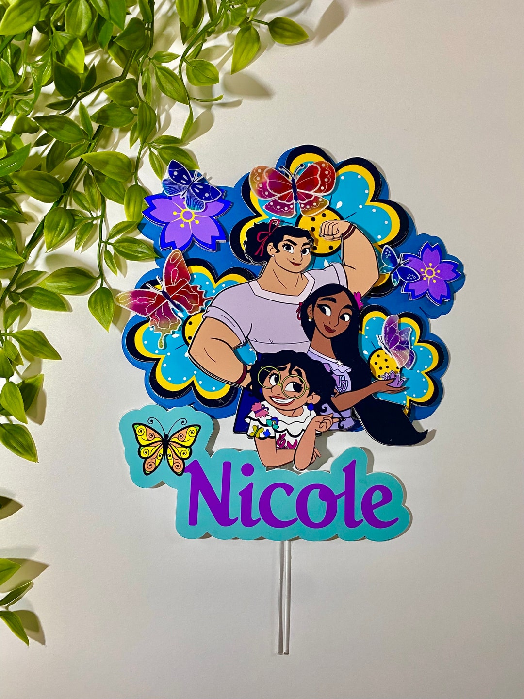 Encanto Cake Tooper - Cake Topper-birthday Cake Topper - Encanto ...