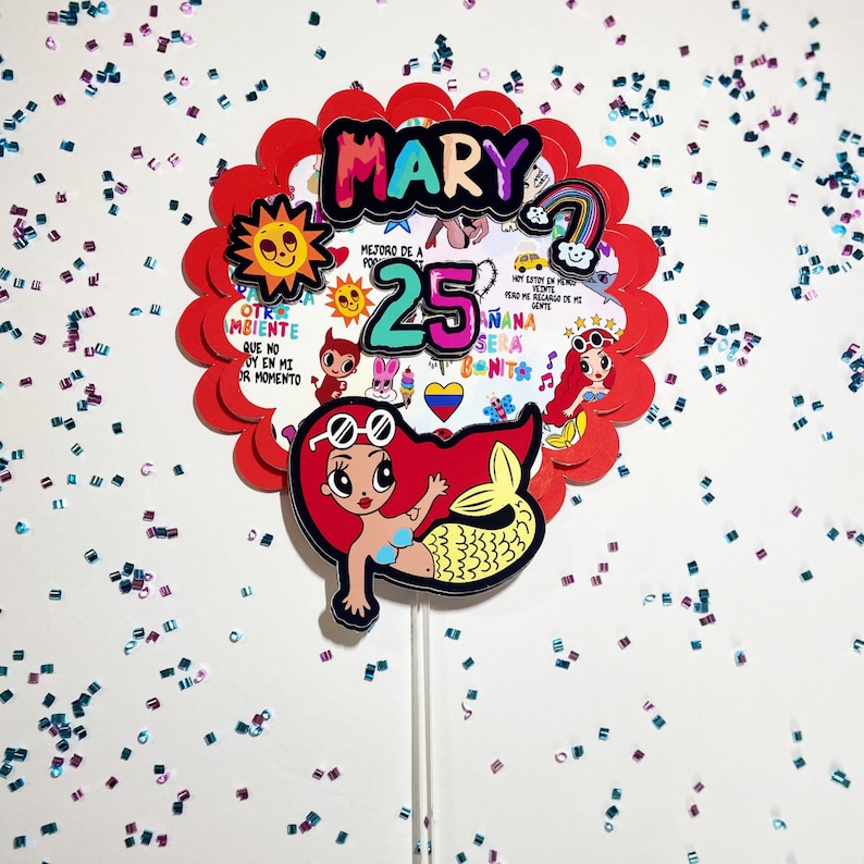 Mañana Será Bonito Cake Topper- Karol G Cake Topper- - Etsy