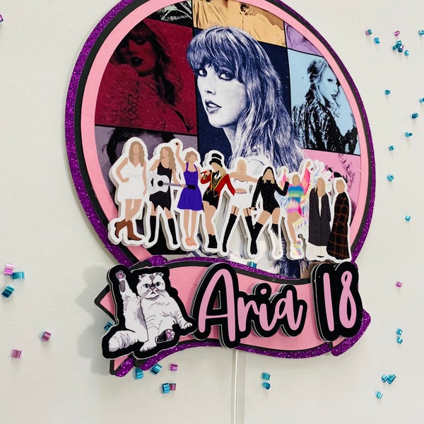 The Eras Tour Cake Topper - Etsy