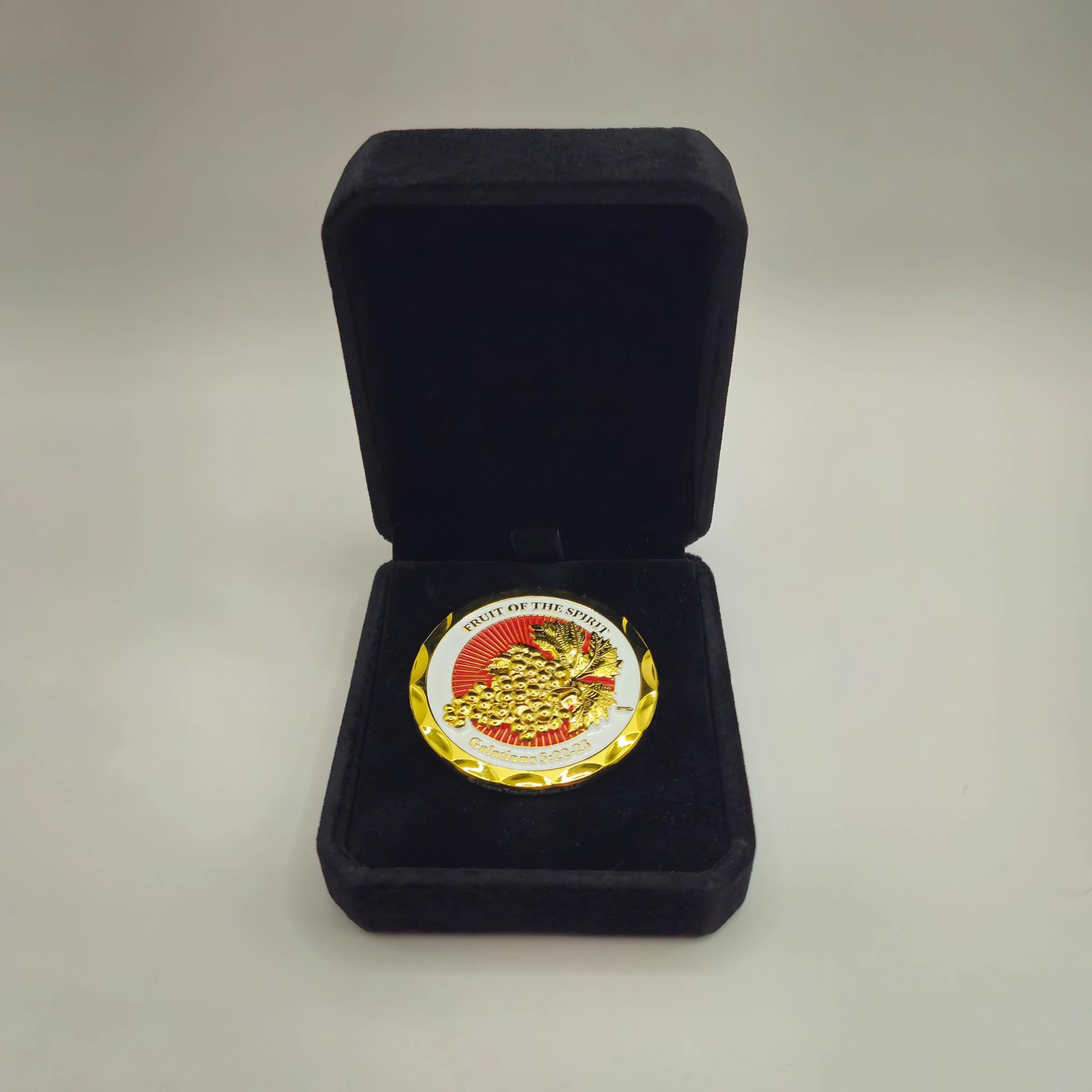Fruit of the Spirit Challenge Coin - Galatians 5:22-23 | Christian ...