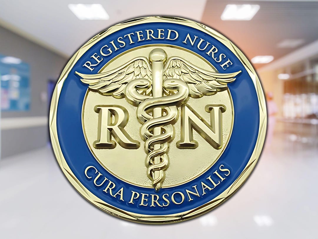 Registered Nurse Coin | Psalm 91 Gift for New Nurses | Christian ...
