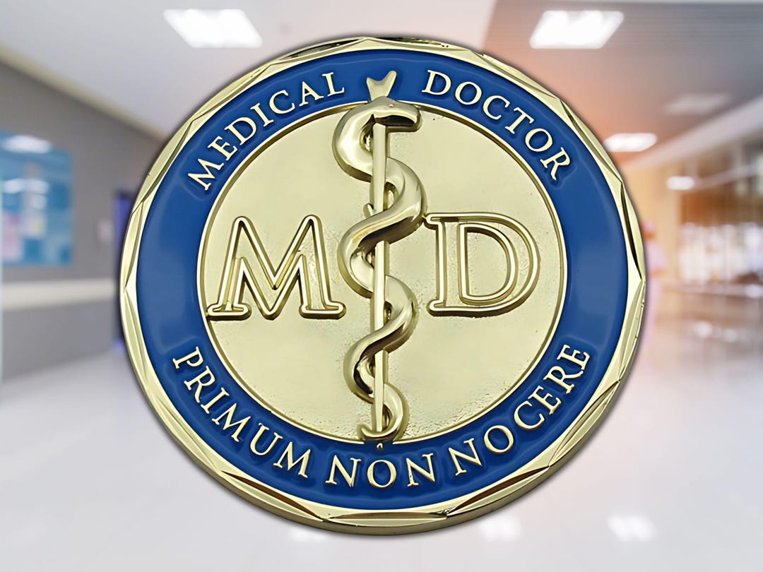 Medical Doctor Coin | Christian Gift for Healthcare Workers | Psalm 91 ...