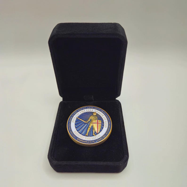 Armor of God Challenge Coin - Ephesians 6:11-13 | Christian Pocket ...