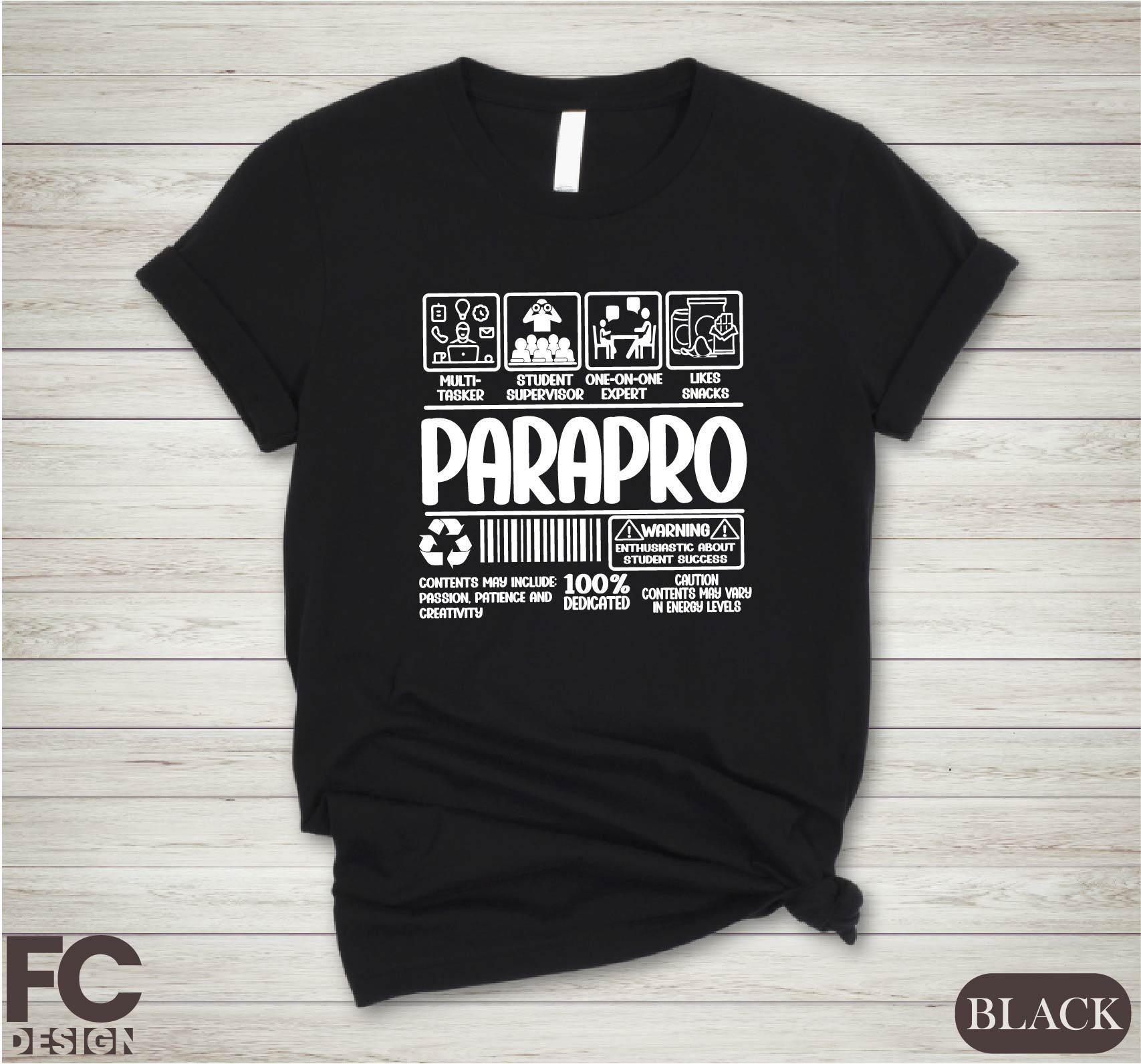 Funny Parapro Sweatshirt, Paraprofessional Gift, Special Education ...