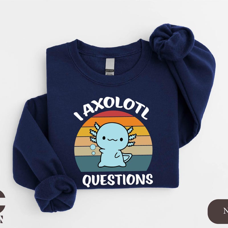 Axolotl Questions Hoodie - Etsy