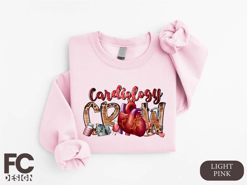 Cardiology Crew Sweatshirt, Cardiac Nurse Shirt, Cardiac Crew Hoodie ...