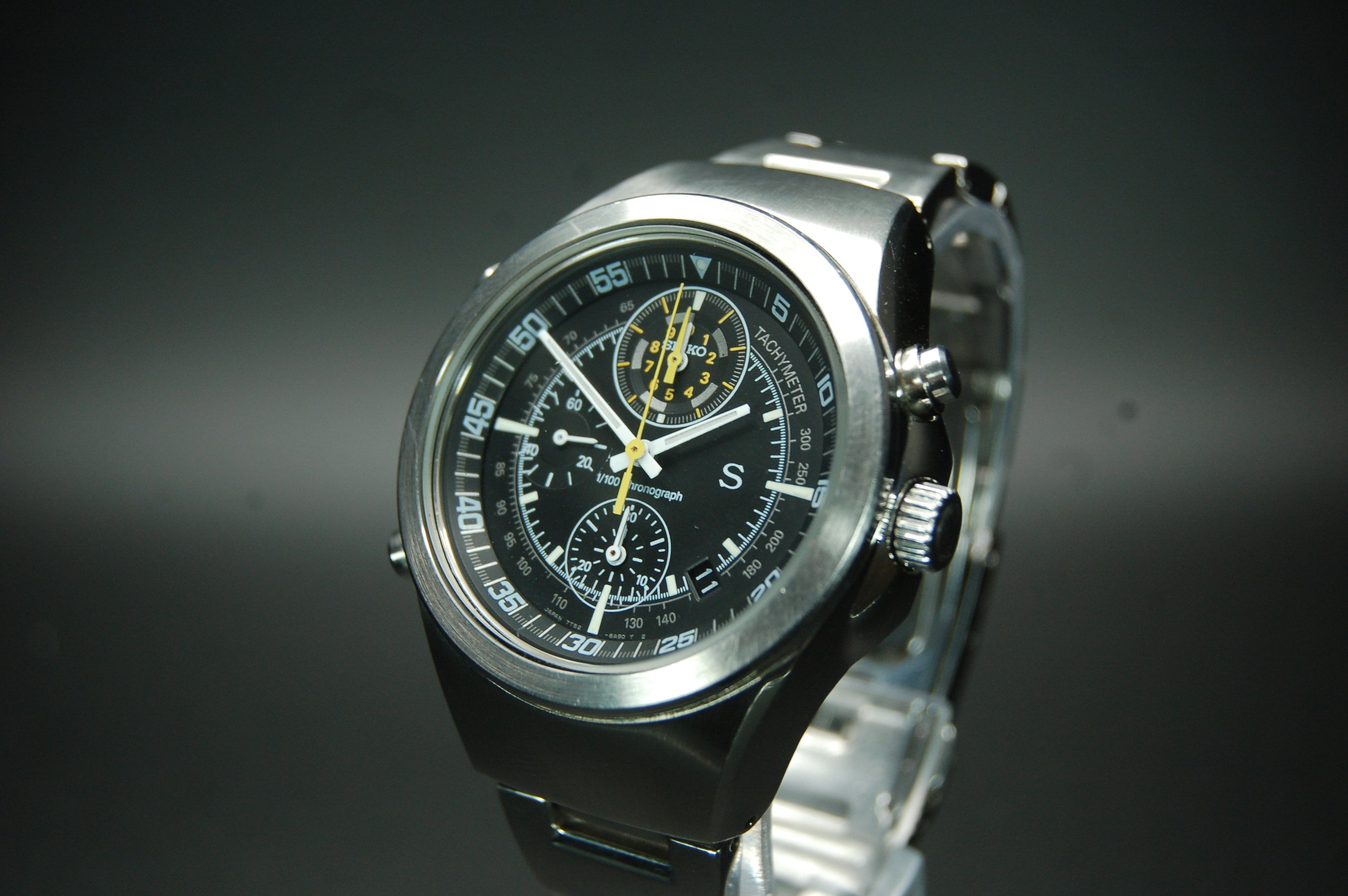 Rare Vintage Seiko SCFV001 SUS 1/100 Chronograph - Etsy Canada