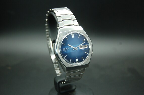 Vintage Seiko Automatic 17J Day Date Calendar 7009-80… - Gem