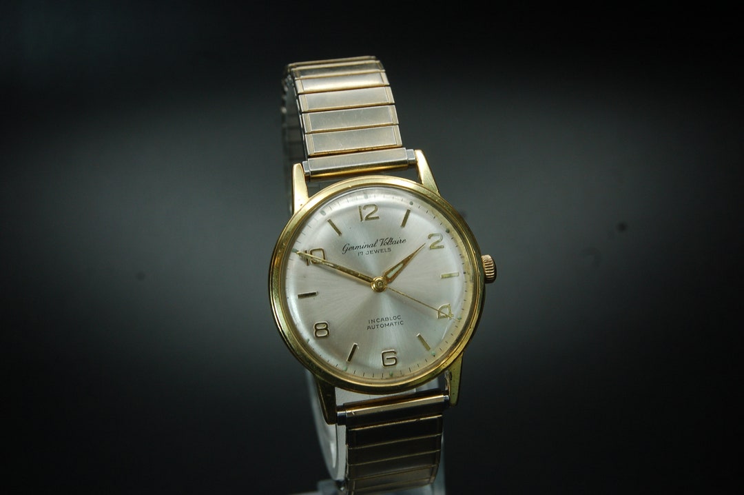 Vintage Germinal Voltaire Automatic Watch - Etsy