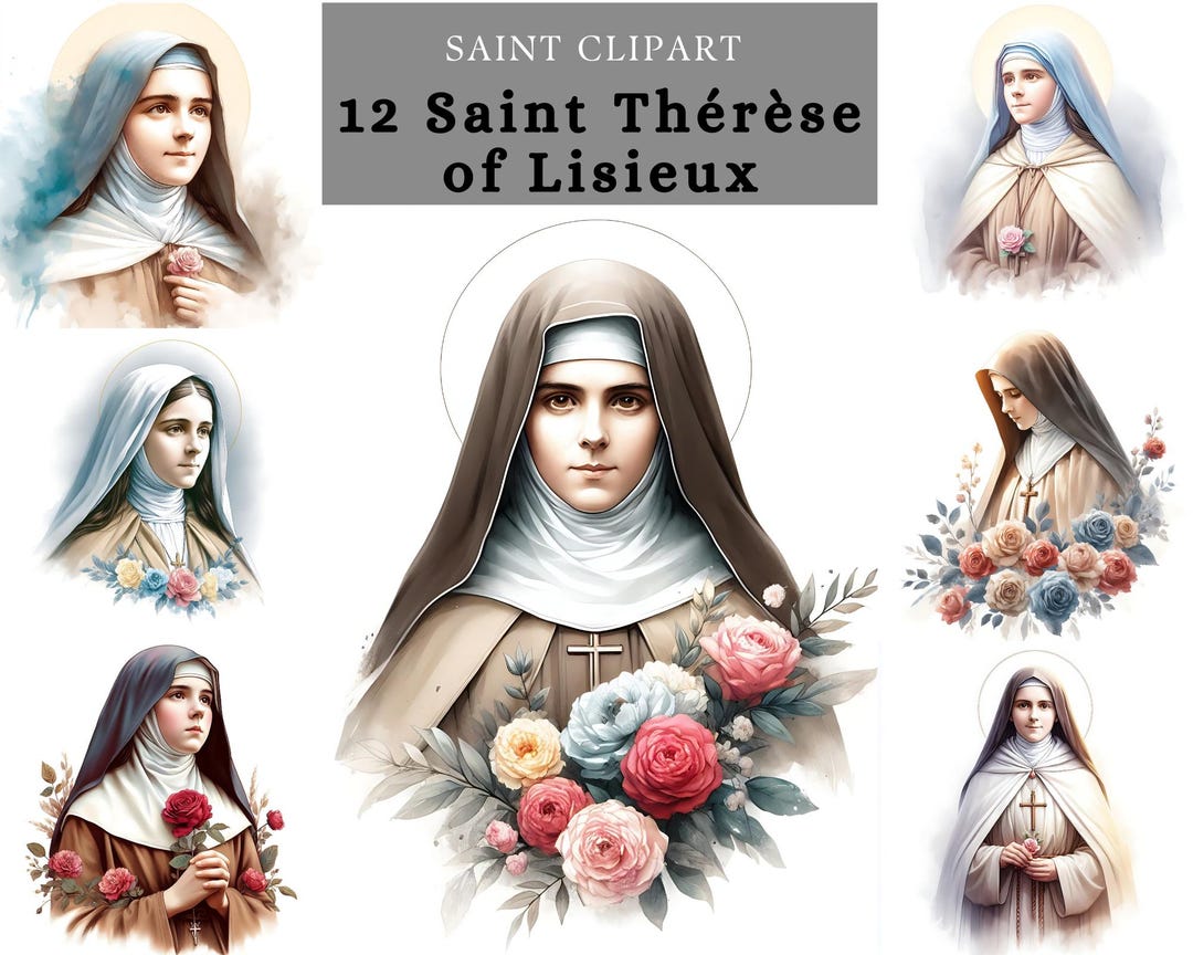 Therese of Lisieux Clipart ,marie Françoise-thérèse Martin, Patroness ...