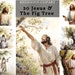 Jesus and the Fig Tree , Jesus Curse the Fig Tree, Watercolor Bibilcal ...