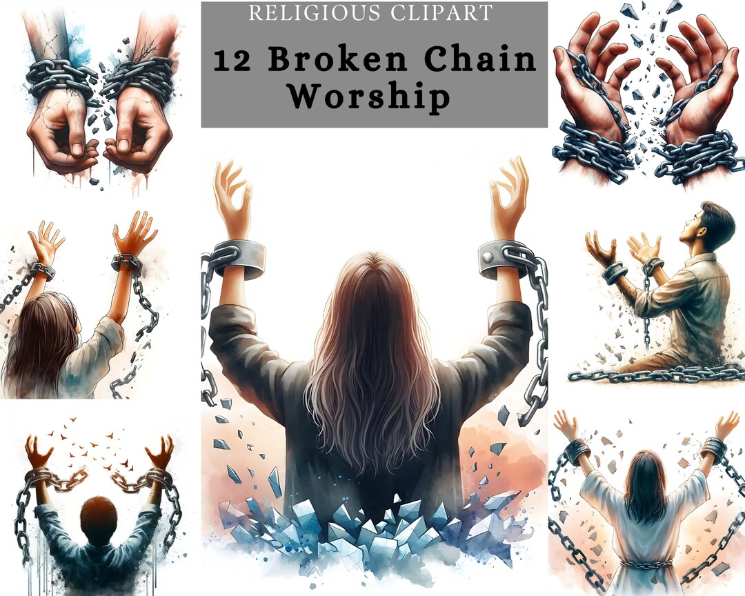 Broken Chain Clipart , Broken Chain From Hand and Worshiping ,free ...