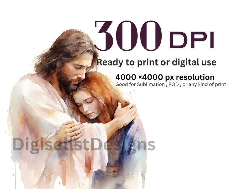 Jesús Consolando a la dama Clipart , Dios Con Nosotros , Jesús Con ...