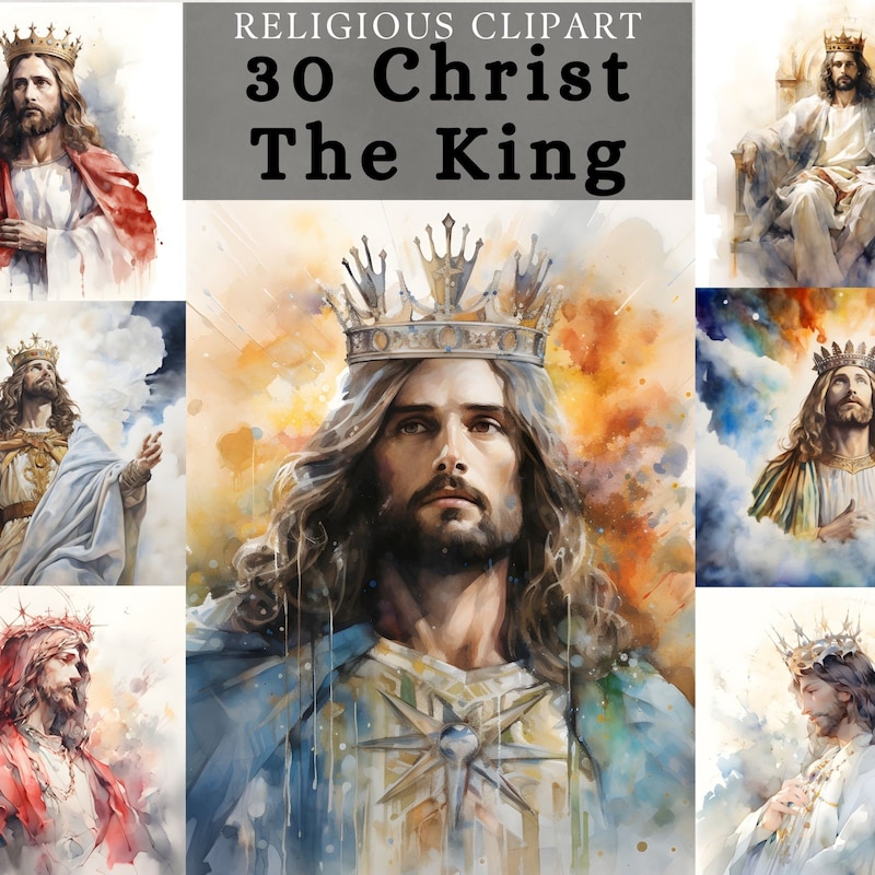 Christ the King Clipart - Etsy